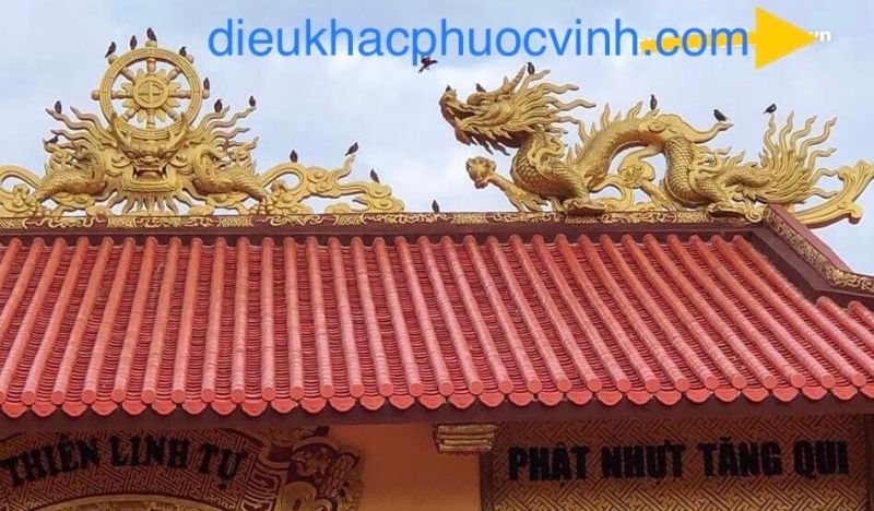 Điêu khắc-phù điêu rồng phượng-đình chùa-nhà thờ họ-lăng mộ